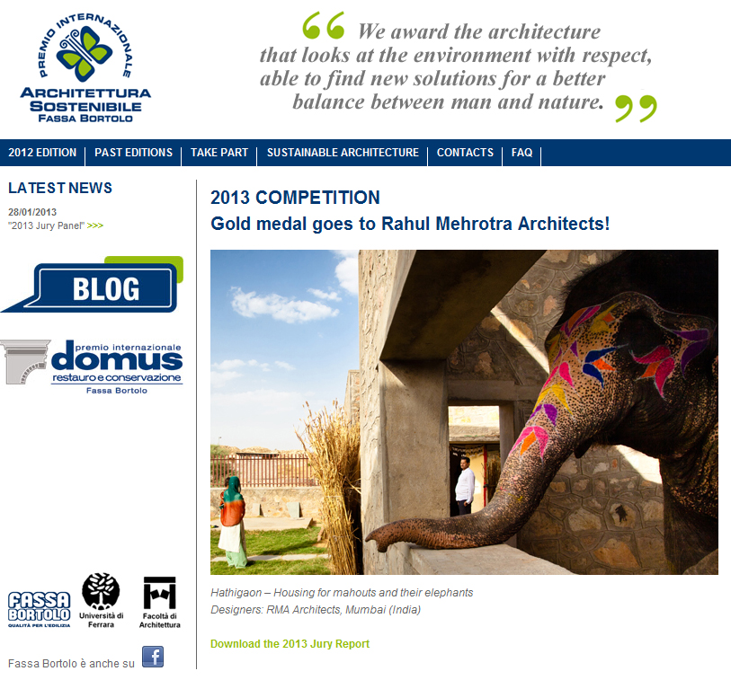 RMA Architects awarded International Prize for Sustainable Architecture ...